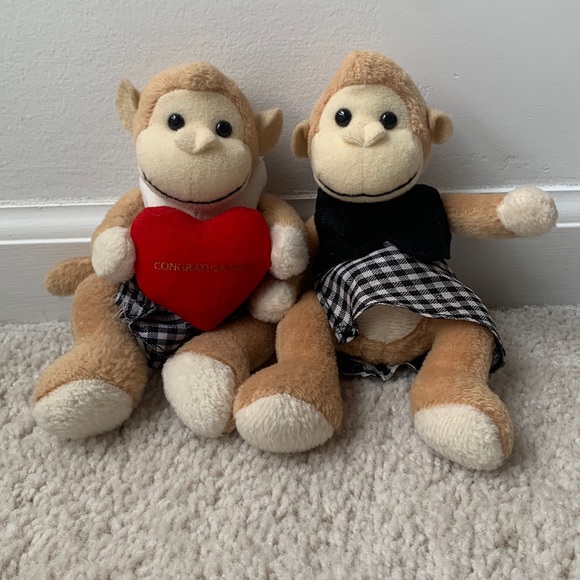CONRAD | Toys | Conrad Special Monkey Couple Cute Stuffed Animal Toy ...